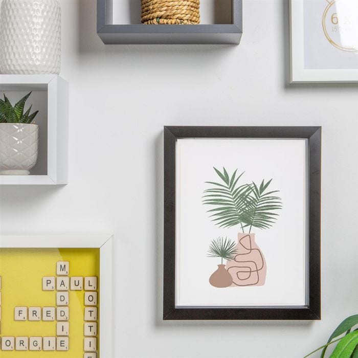 Nicola Spring Photo Frames with 4" x 6" Mount - 8" x 10" - Grey - Pack ...