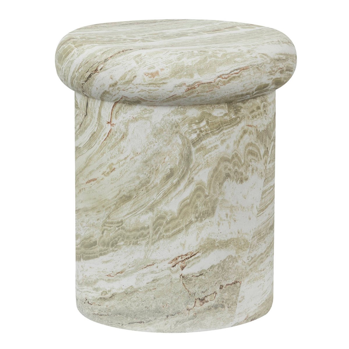 Cooper & Co. Luna 38cm MgO Stool Green Marble Look - Bunnings Australia