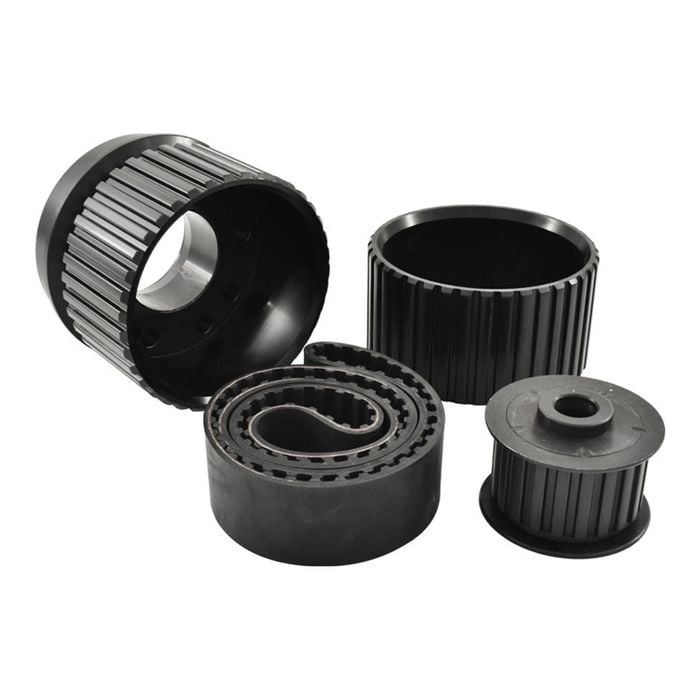 SB Chev Long WP Gilmer Drive Kit Black Billet Aluminium w/Belt ...
