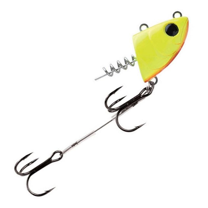 5 Inch Storm RIP Rigger Double Hook 27g Jighead Rig - Chartreuse Red UV ...