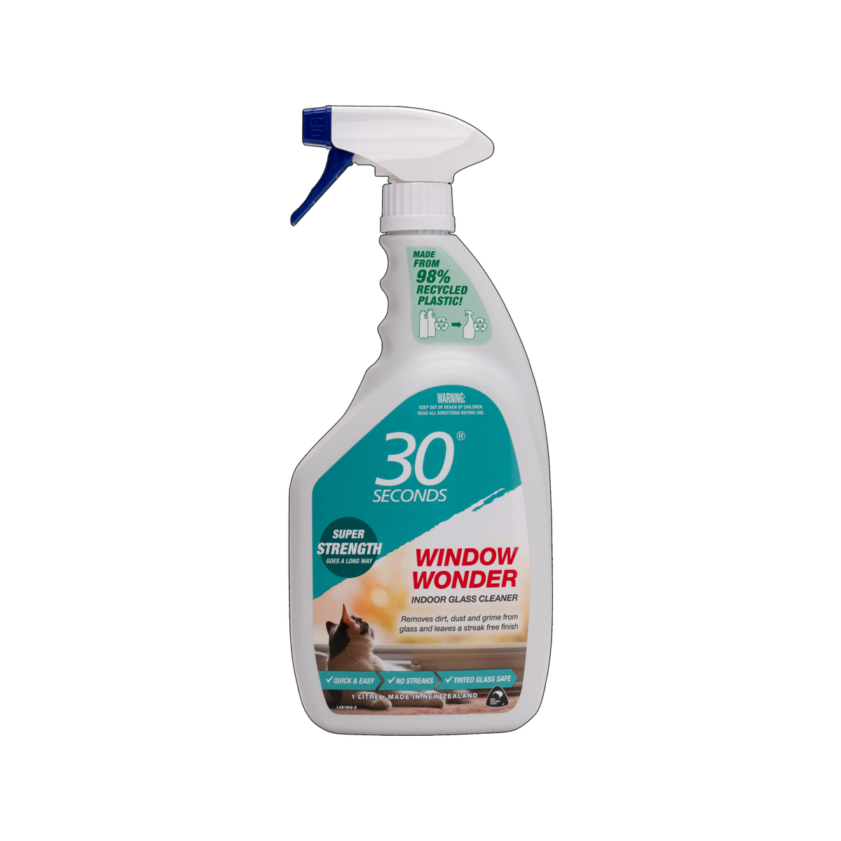 30 Seconds Window Wonder 1L Interior Glass Cleaner - Bunnings New Zealand