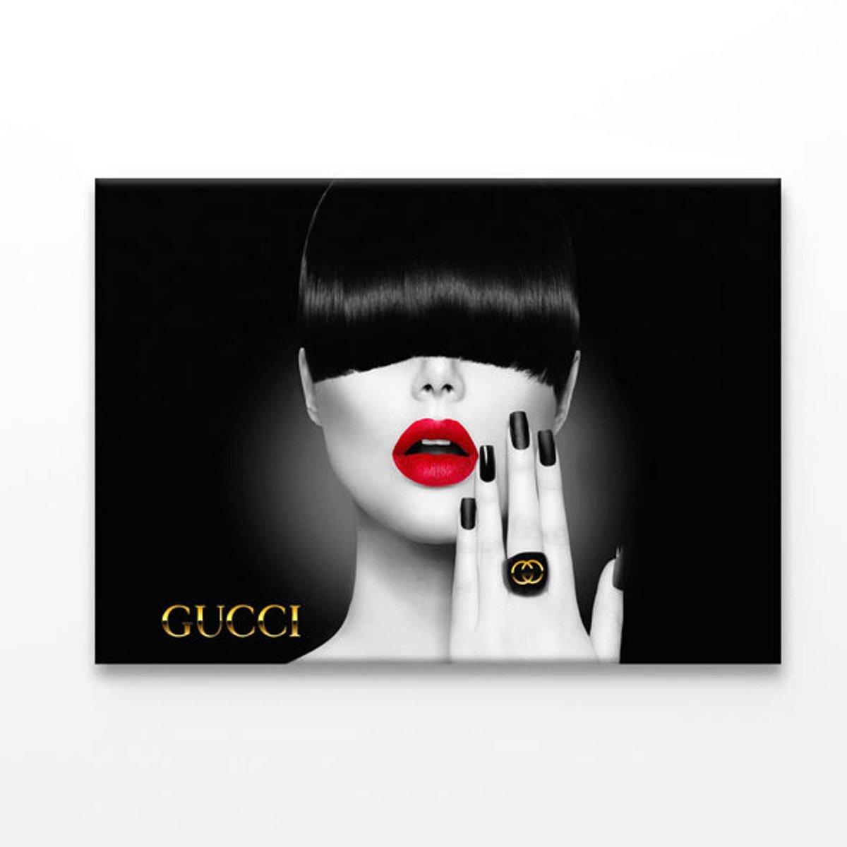 Black And White Fashion Print 100% Australian Made 50 x 40cm (Acrylic ...