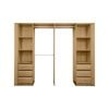 Lugna 2100 - 2400mm Sand Pack 6 Opening Built in Wardrobe Package ...