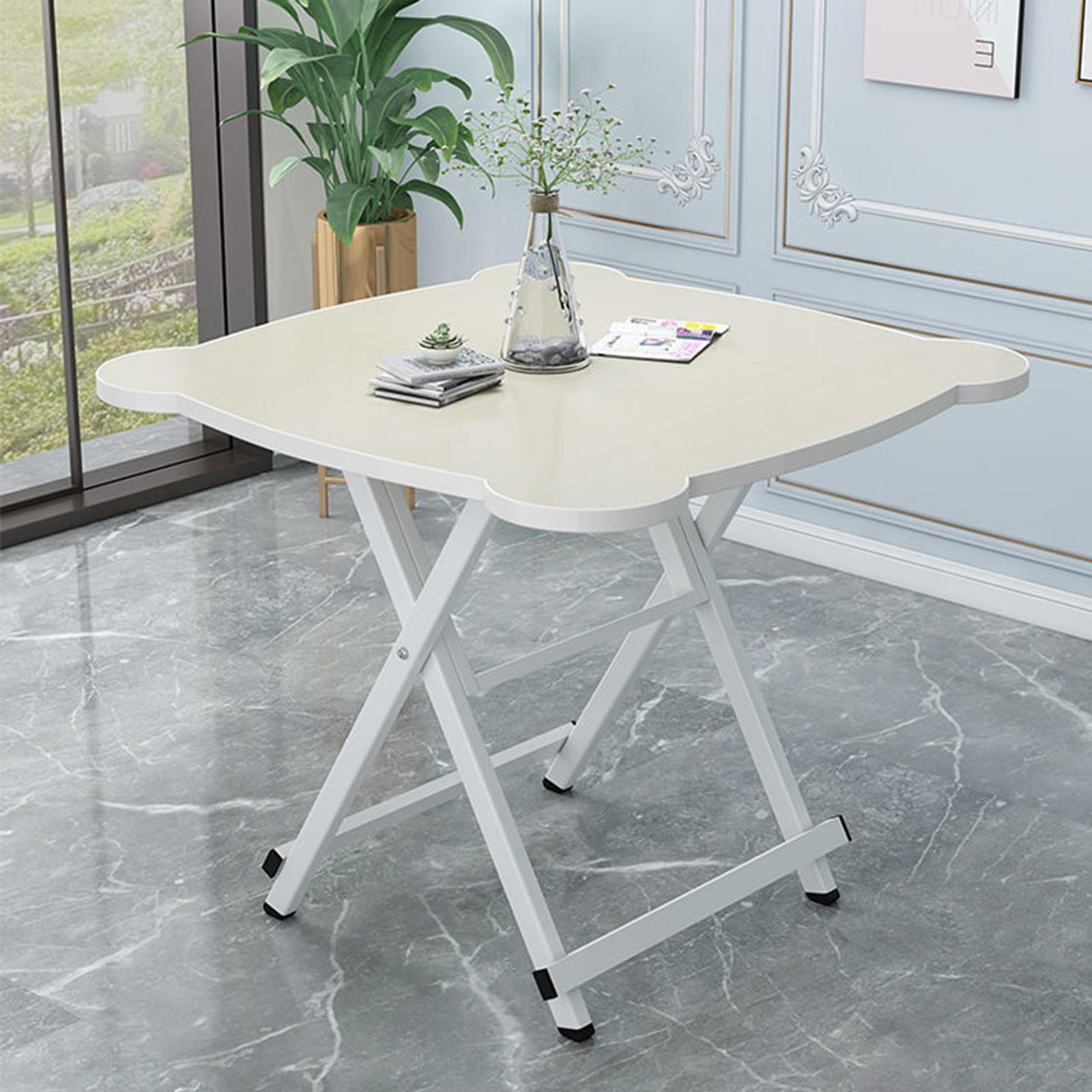 SOGA Light Wood Minimalist Cat Ear Folding Table Bunnings Australia