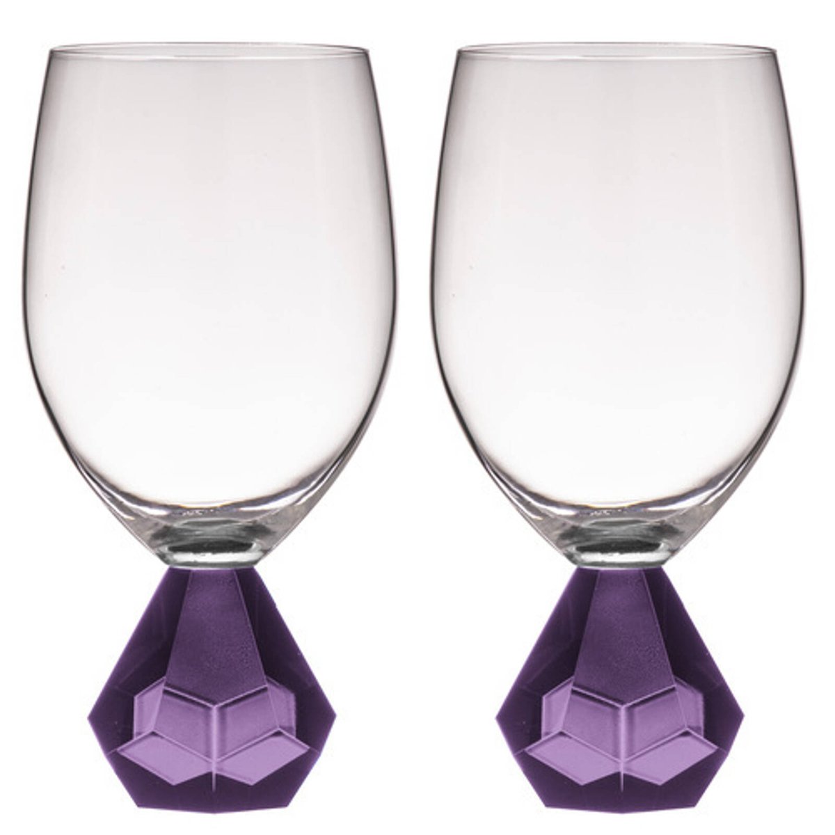 2PK Zhara 350ml Wine Glass/Water Drinkware Cup - Amethyst - Bunnings Australia
