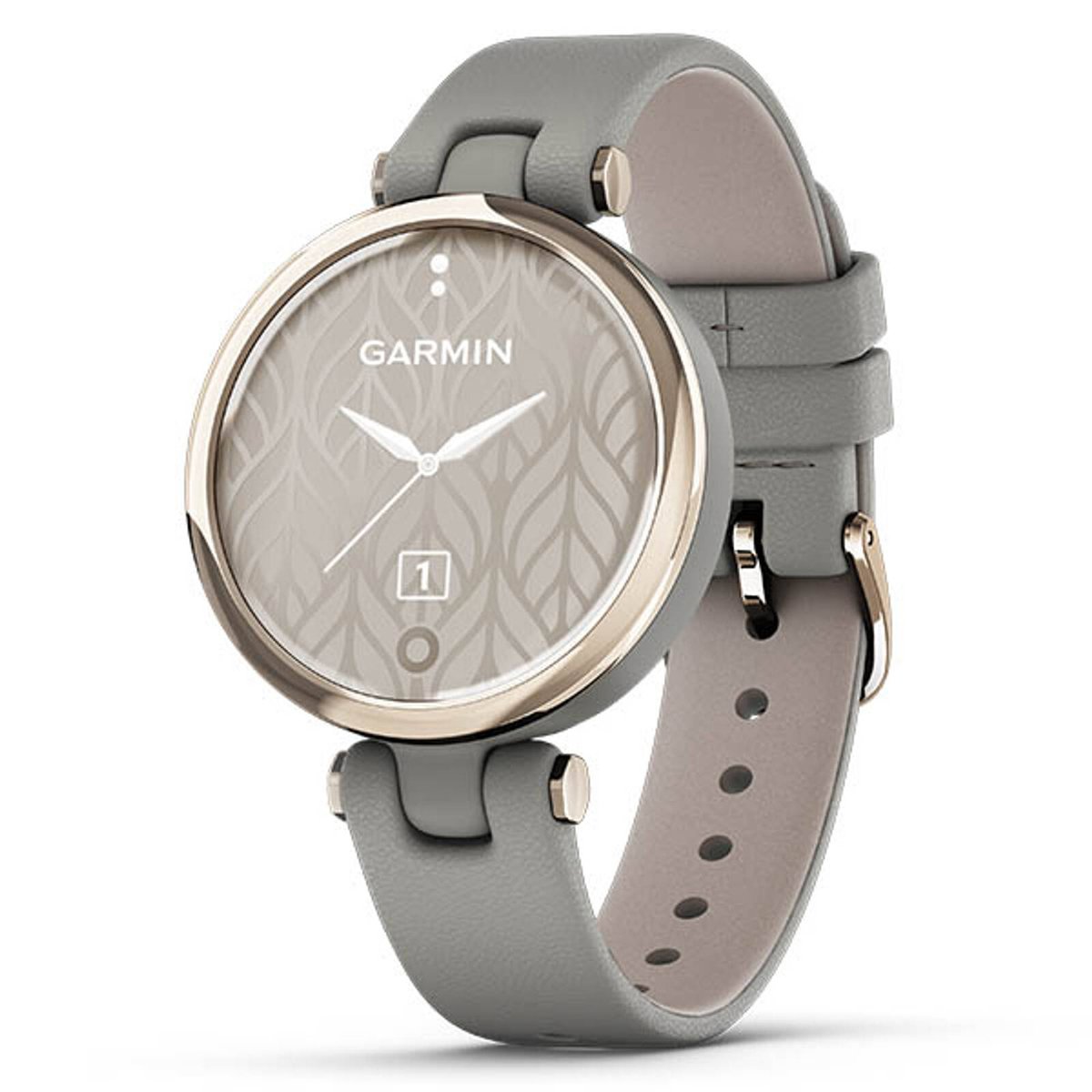 Garmin Lily Sport Smartwatch - Cream Gold w Silicone Band - Bunnings ...