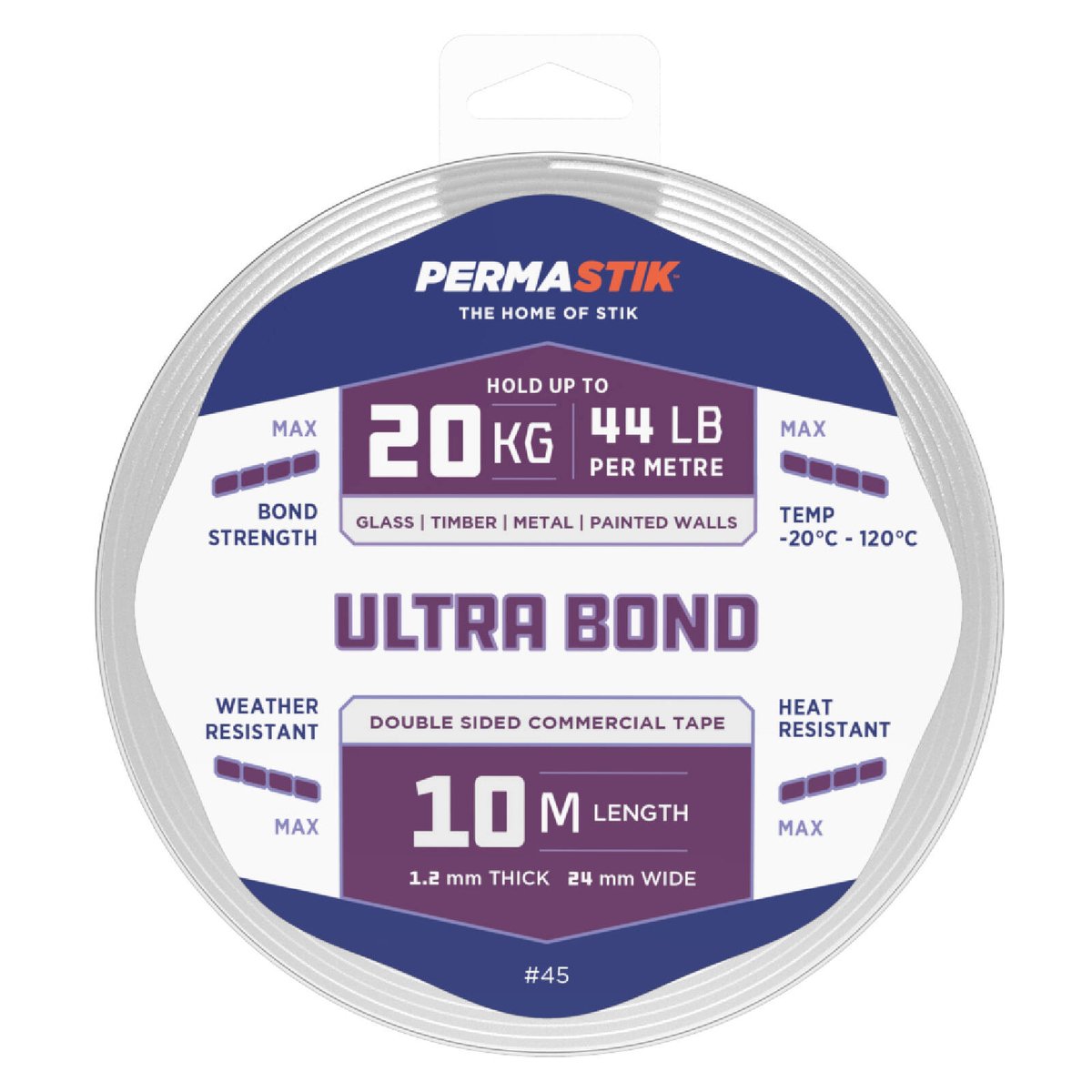 Permastik 10m x 24mm Ultra Bond Mounting Tape - Bunnings Australia