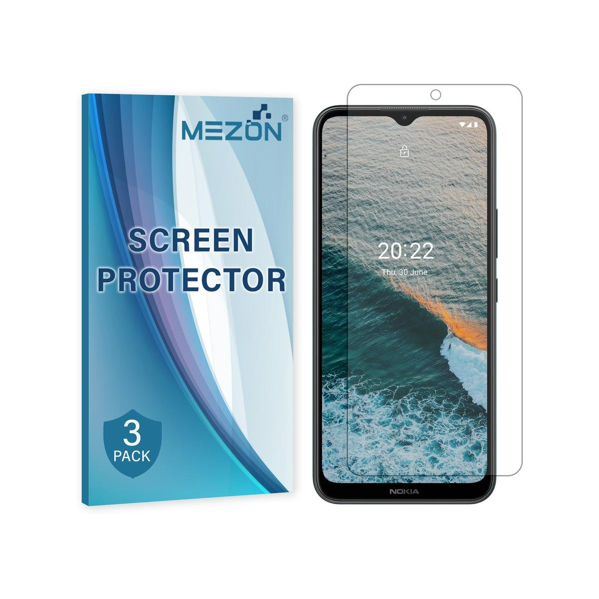 3 Pack MEZON Nokia G10 Hydrogel Film Clear Screen Protectors - Bunnings ...