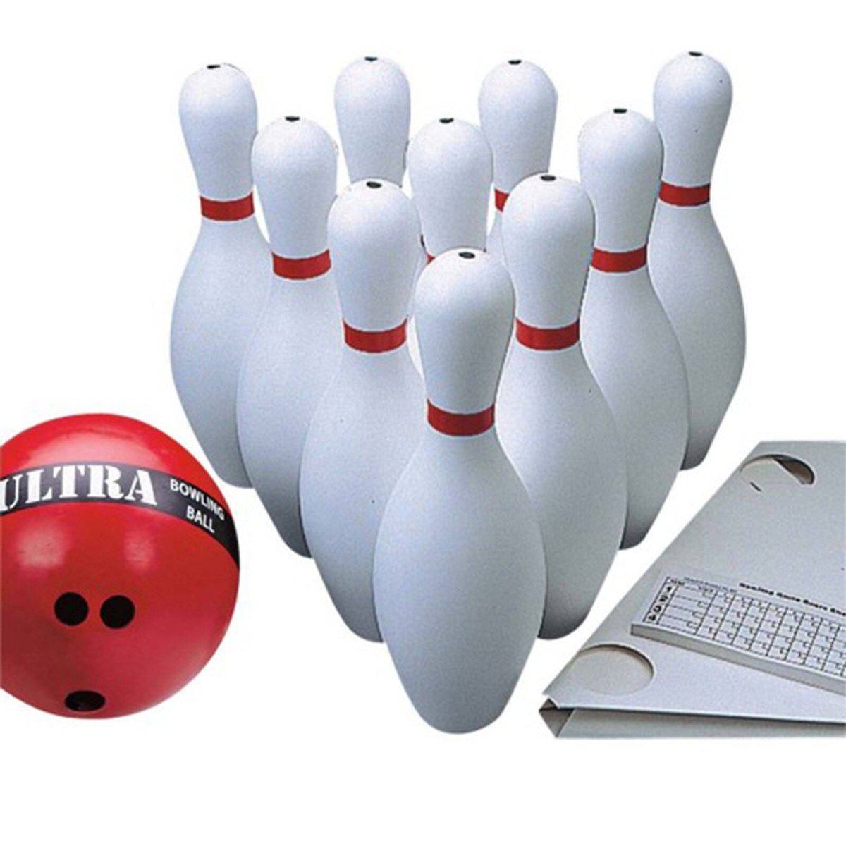 Ten Pin Bowling Set with 1.2kg Bowling Ball - Bunnings Australia