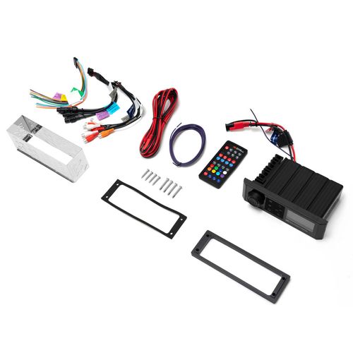 SoundExtreme Marine Single-DIN Size Waterproof with 4 Zone LED ...