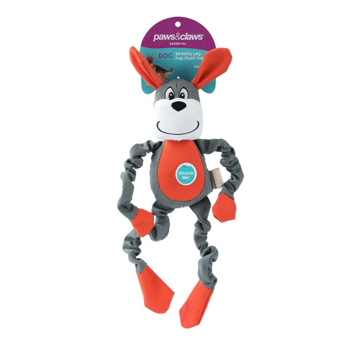 Paws & Claws Stretchy Leg Pup Plush Toy 40X15X8cm - Assorted - Bunnings ...