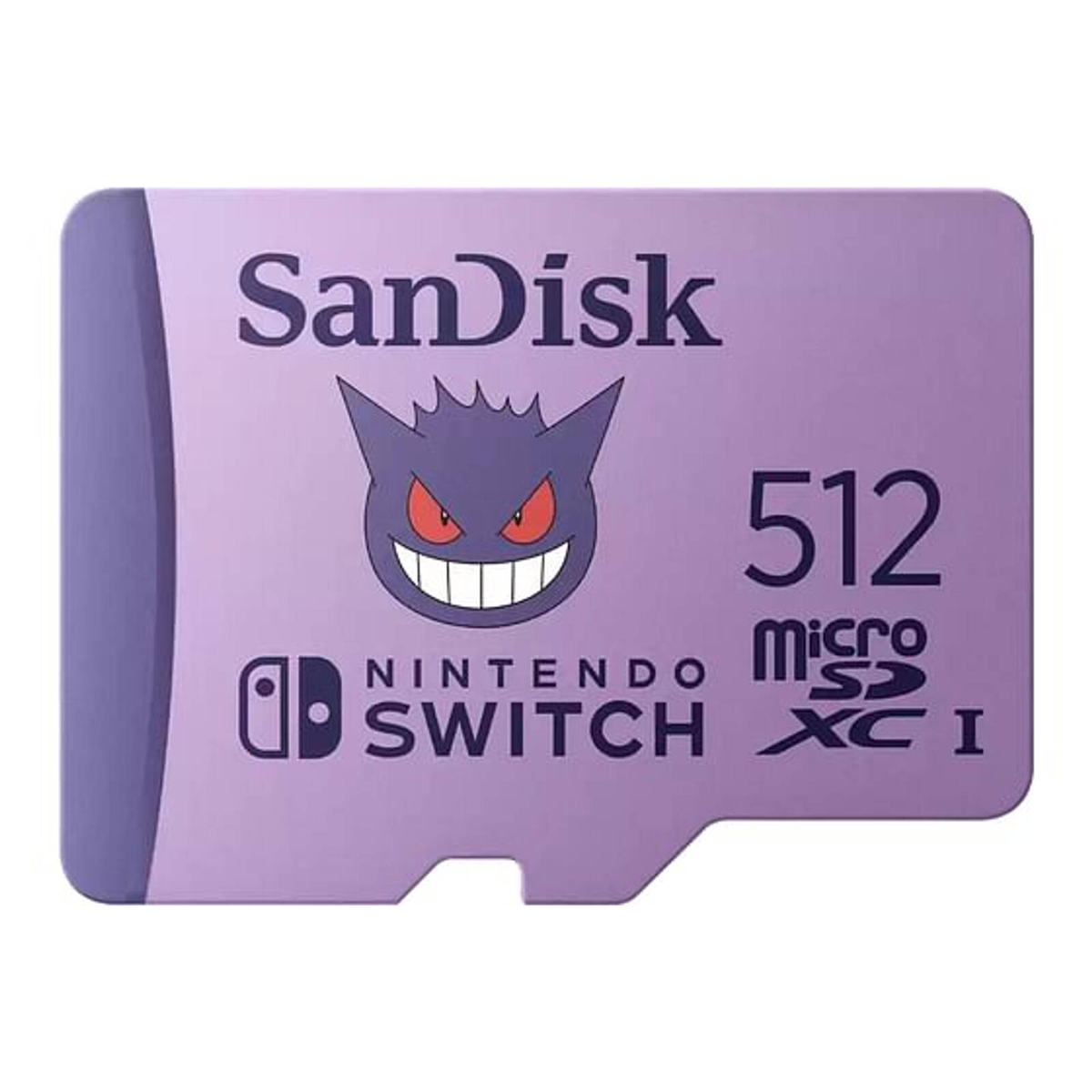 SanDisk 512GB Pokemon Gengar microSD Card Nintendo [SDSQXAO-512G-GN6ZK ...