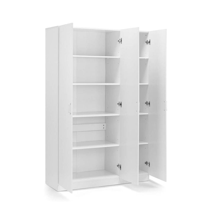 Monica Large Cupboard Multi-purpose Tall Storage Cabinet 3-Doors ...