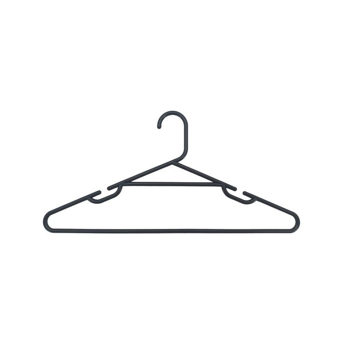 All Set Black Plastic Tube Clothes Hangers - 10 Pack - Bunnings Australia