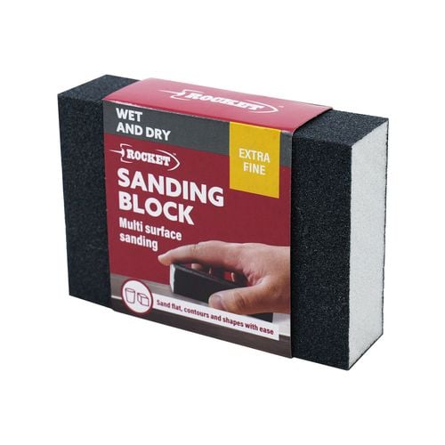 Rocket 400g Wet and Dry Sanding Block - Bunnings Australia