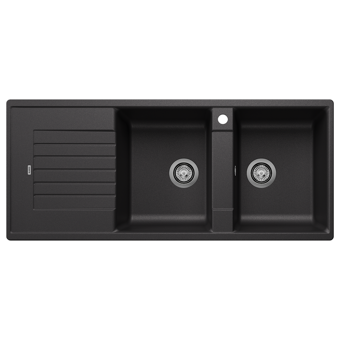 BLANCO Anthracite Silgranit ZIA 8S Double Right-Hand Bowl 528034 ...