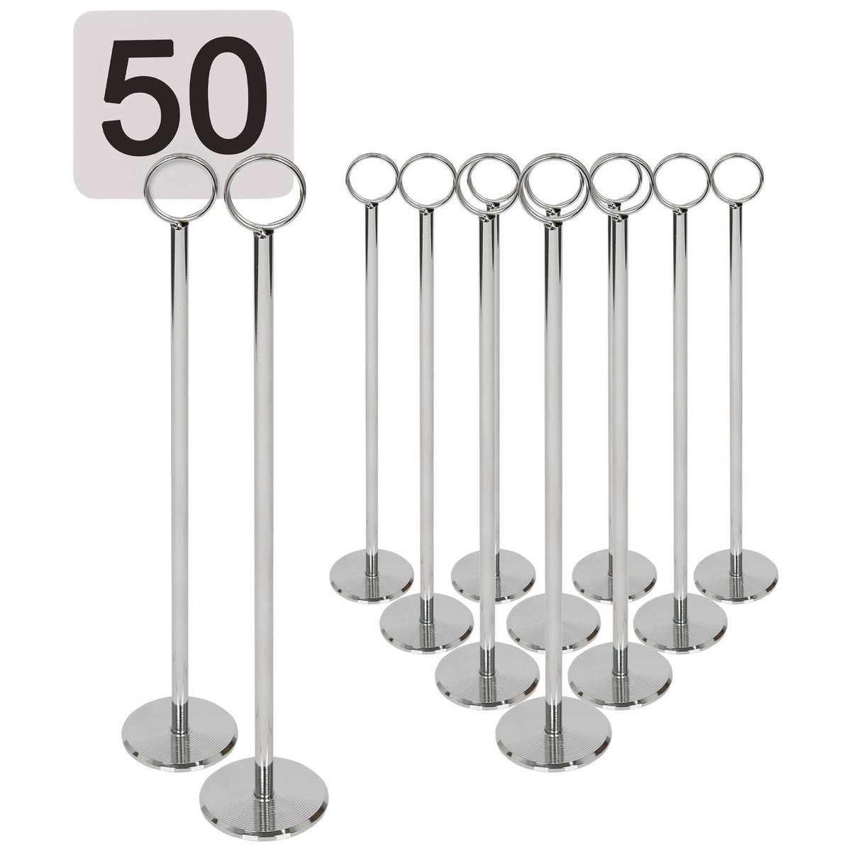 Argon Tableware 30cm Wedding Table Numbers & Holders - 1-50 - Bunnings ...