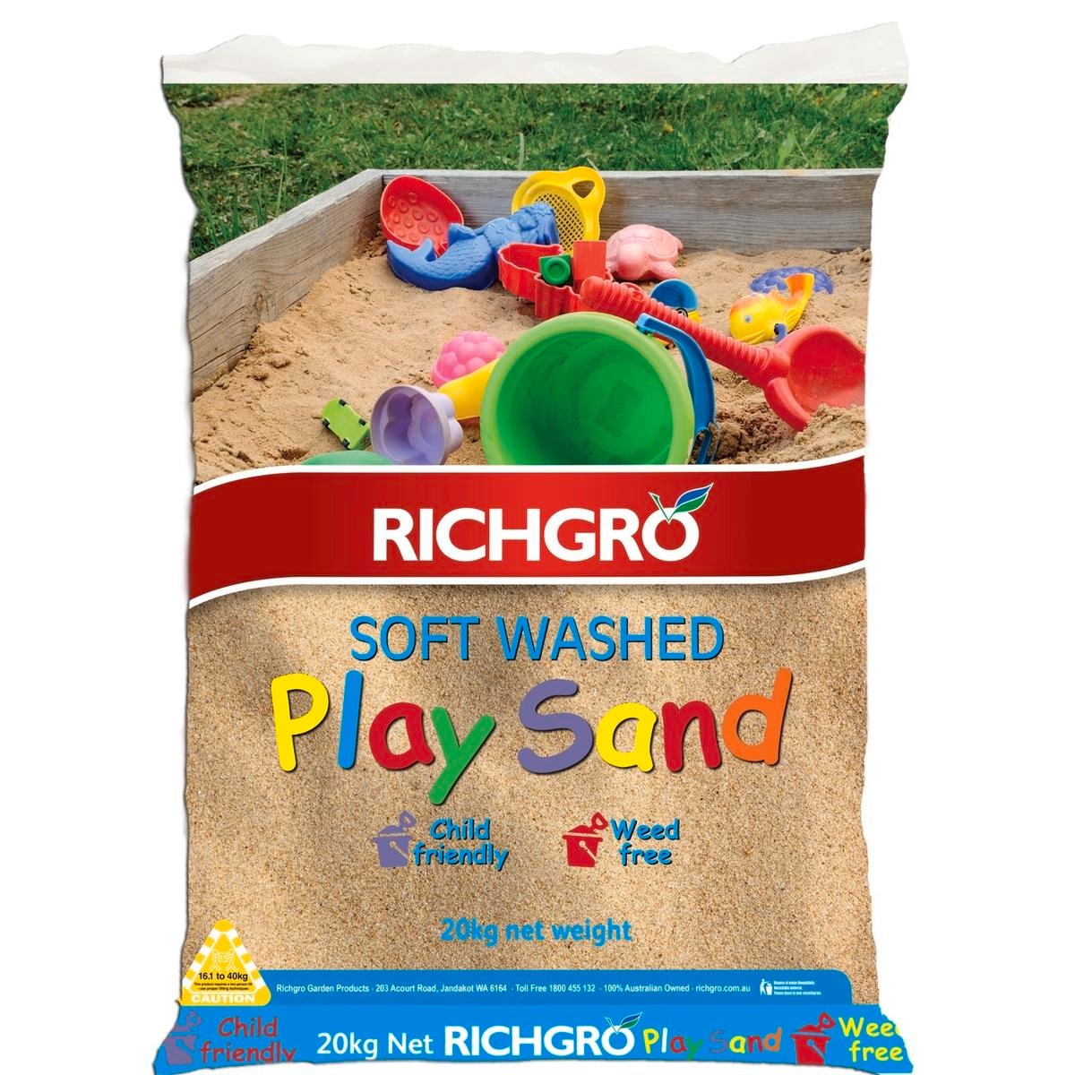 Richgro 20kg Play Sand - Bunnings Australia