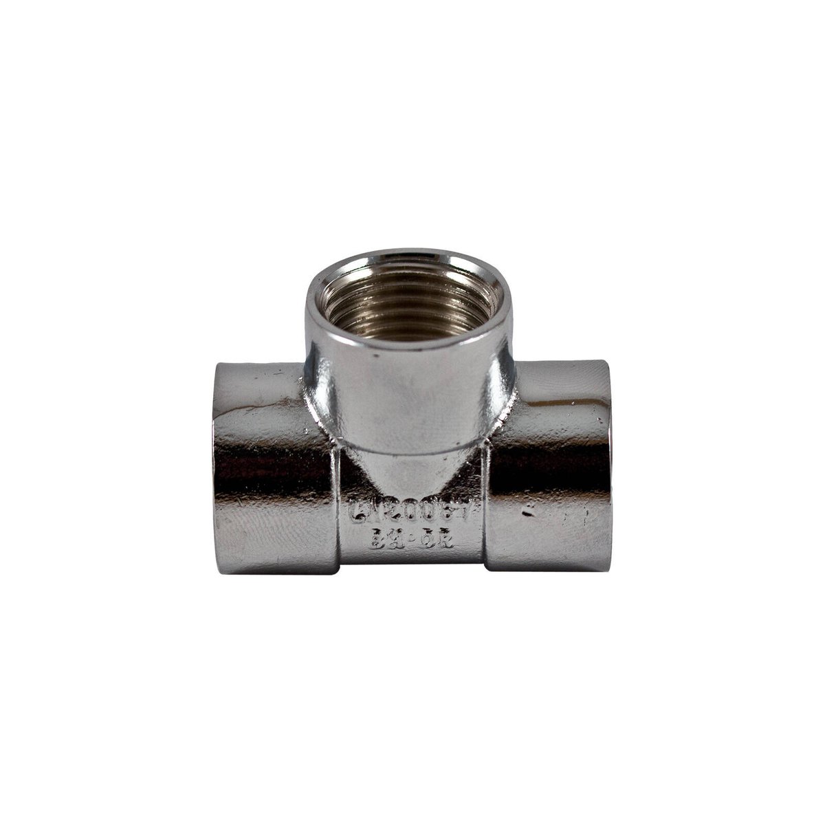 Brasshards 15mm Chrome Plated Brass Screwed Tee LF - Bunnings Australia