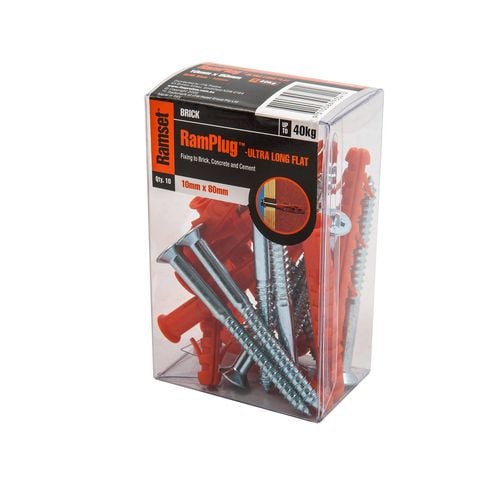 Ramset 10 x 80mm Ultra-Long Anchor RamPlug - 10 Pack - Bunnings Australia