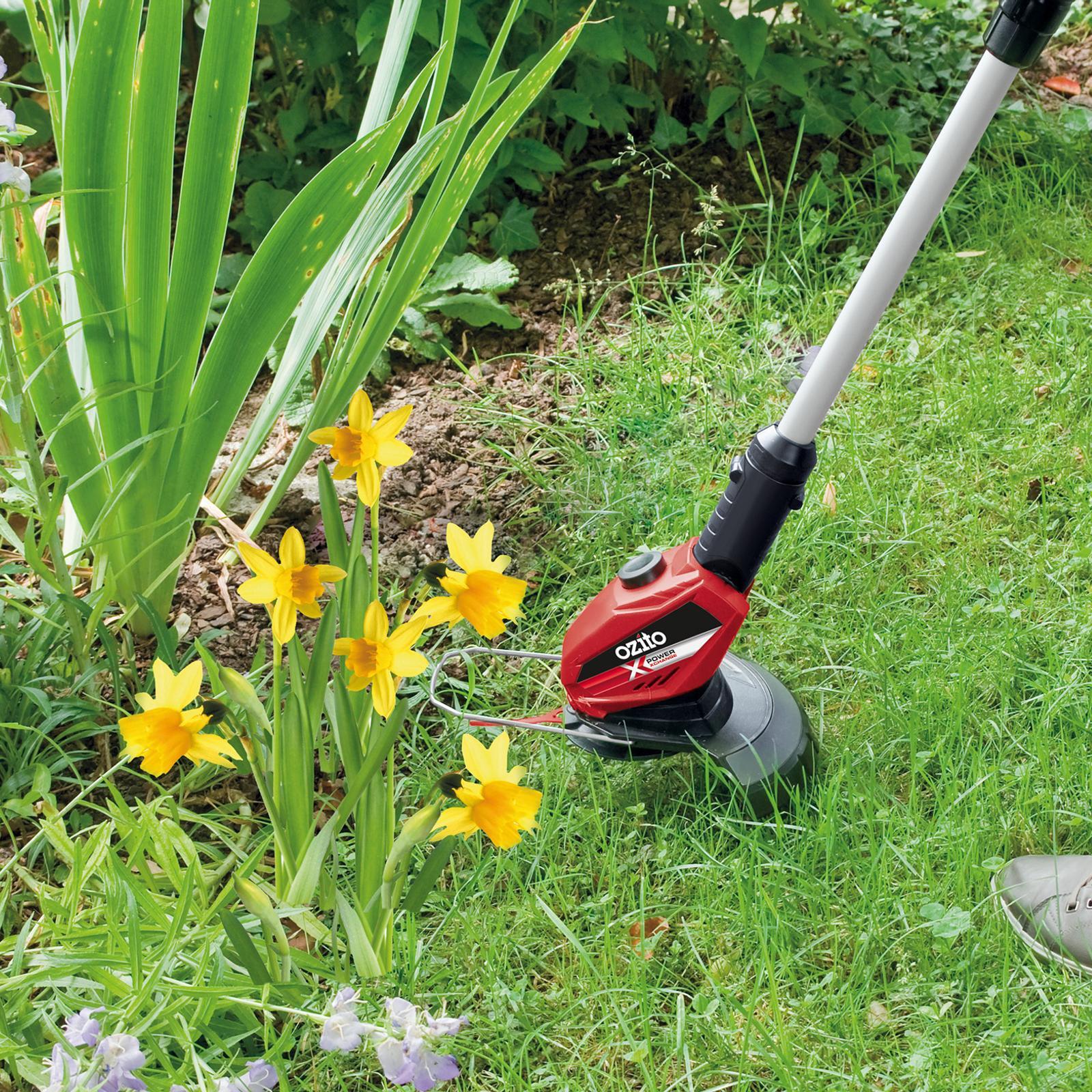 Ozito PXC 18V 240mm Cordless Grass Trimmer Skin Only Bunnings Australia