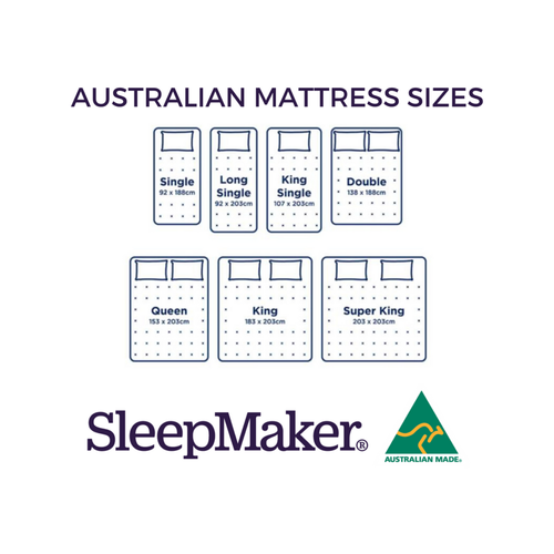 SleepMaker Elegance Fusion Advance - Medium/Plush Queen - Bunnings ...