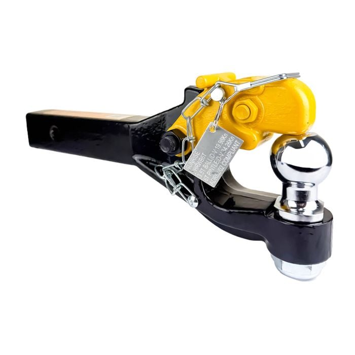 Sunrise Pintle Hook Receiver 50mm Ball 6T Suit 50mm Towbar - PHRWB6T ...