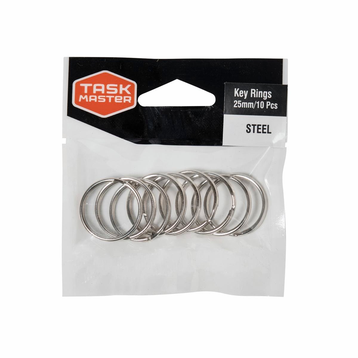 Taskmaster 25mm Key Ring - 10 Pack - Bunnings New Zealand