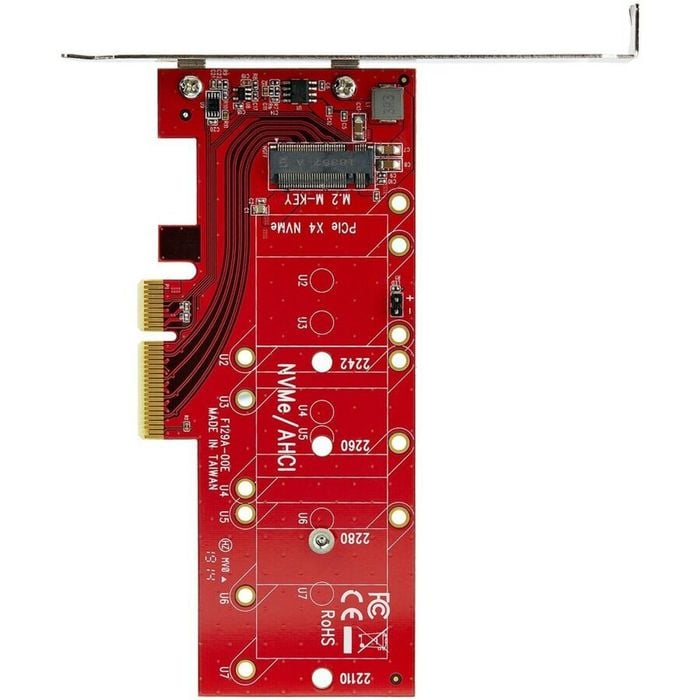 StarTech.com M.2 Adapter - x4 PCIe 3.0 NVMe - Low Profile and Full ...