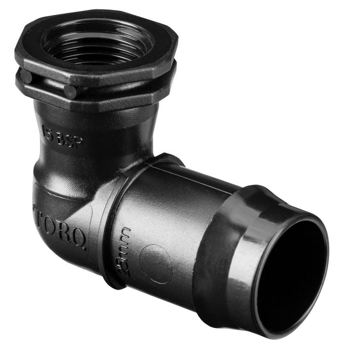 Toro 25 x 15mm BSP Female Threaded Poly Elbow - Bunnings Australia