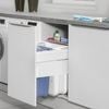 Hafele 2 x 33L White Laundry Carrier - Bunnings Australia