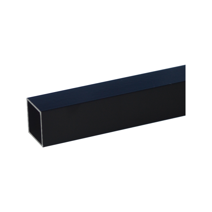Metal Mate 25.4 x 25.4 x 1mm x 3m Black Aluminium Square Tube ...