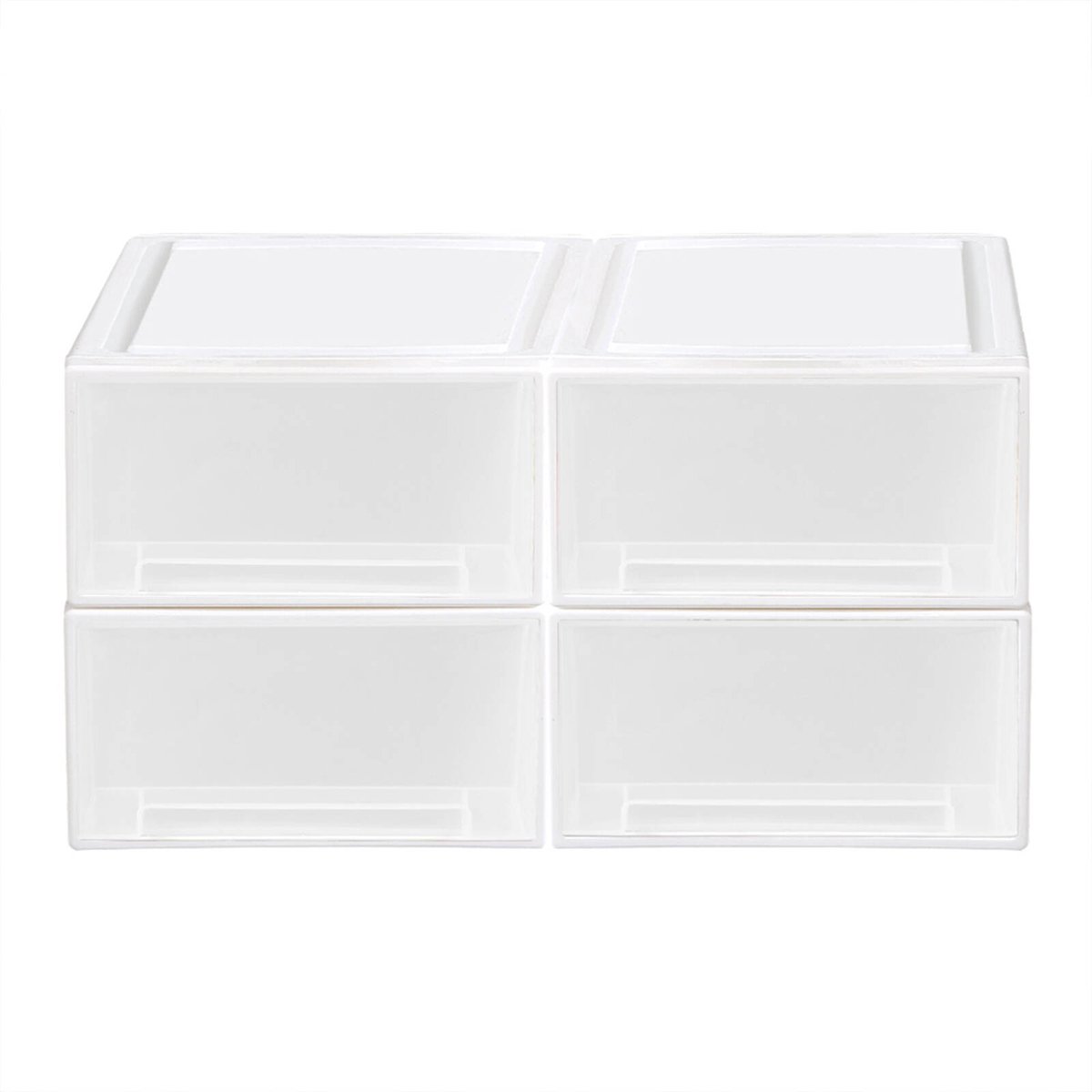 STACKED 4PCS 32L Multi Purpose Storage Drawer Set - Bunnings Australia