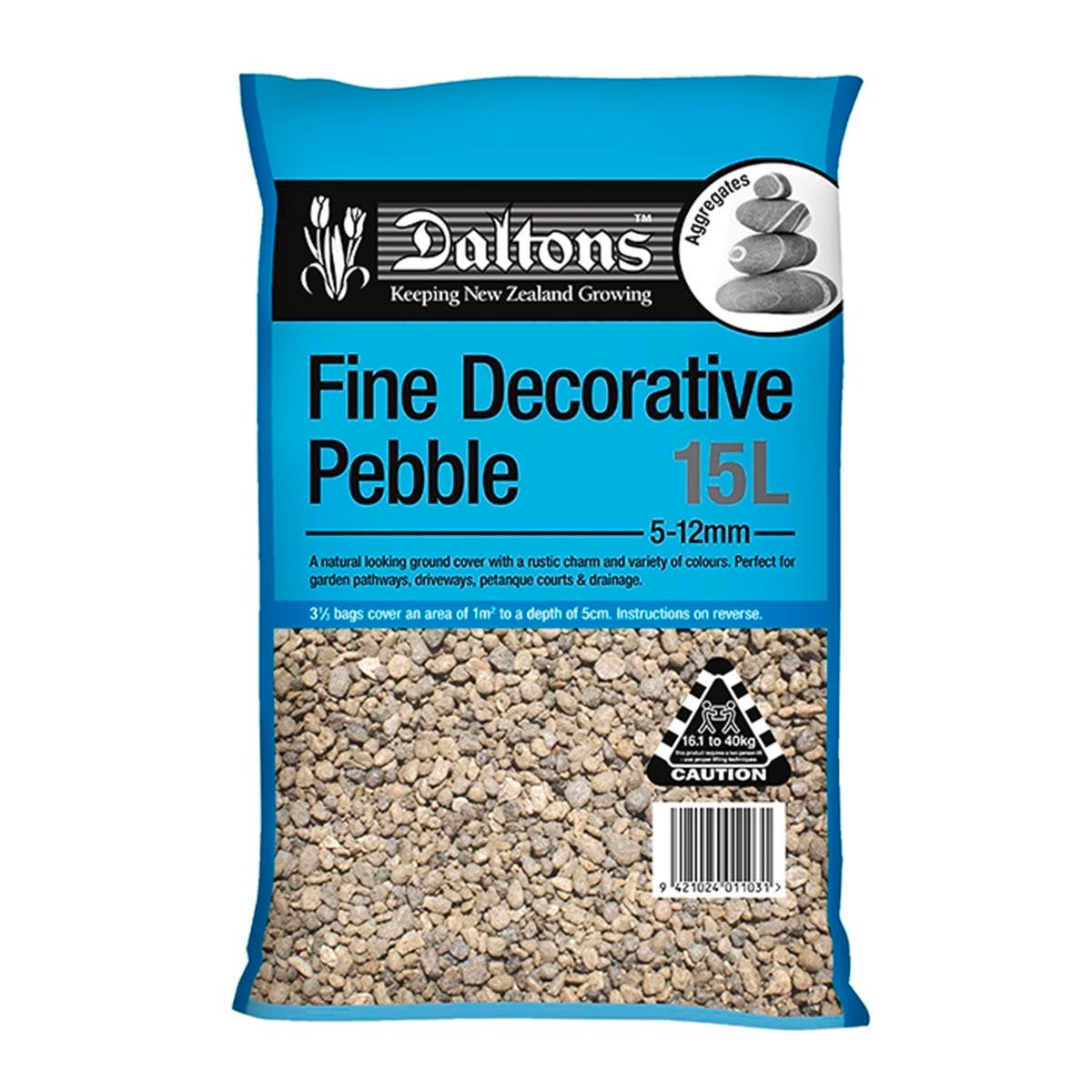 Daltons Pebble Fine Decor 7/15mm 15L - Bunnings New Zealand
