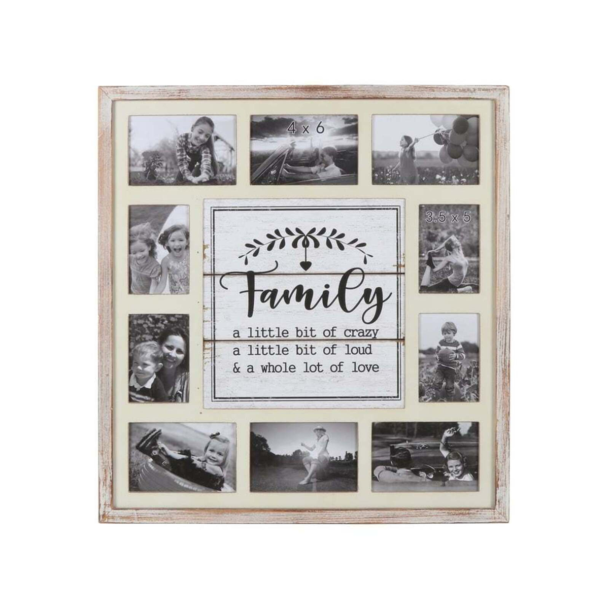 "Family" Theme Photo Gallery Collage Wall Art 59cm - Bunnings Australia