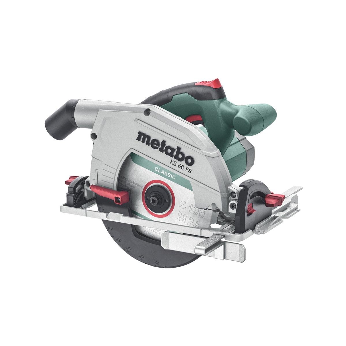 Metabo Circular Saw CORDED 190MM 1500W 601066000 KS 66 FS - Bunnings Australia