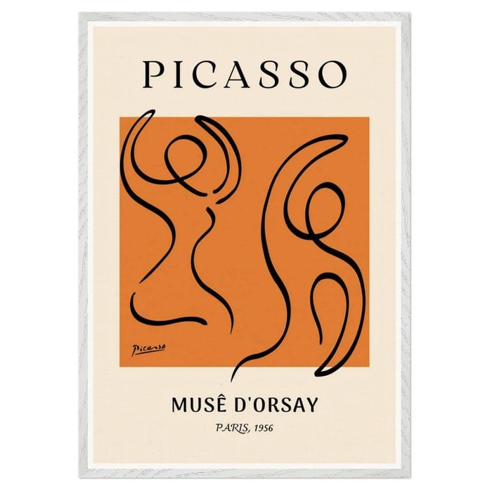 Picasso's Minimalist Line Art Print - Elegant 1956 Musee d'Orsay ...
