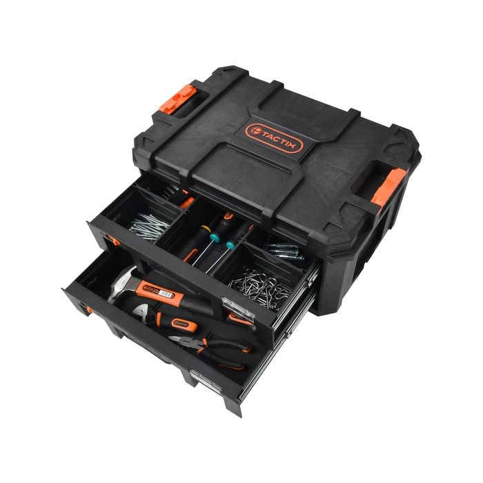 Tactix Modular 2 Drawer Tool Chest - Bunnings New Zealand