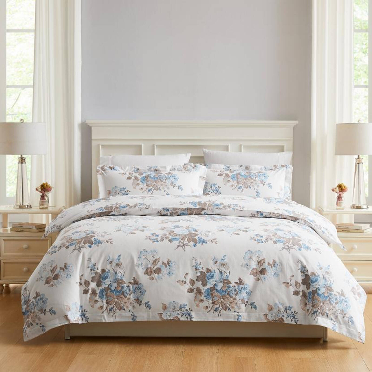 Laura Ashley Rosemore Quilt Cover Set - Queen - Bunnings Australia