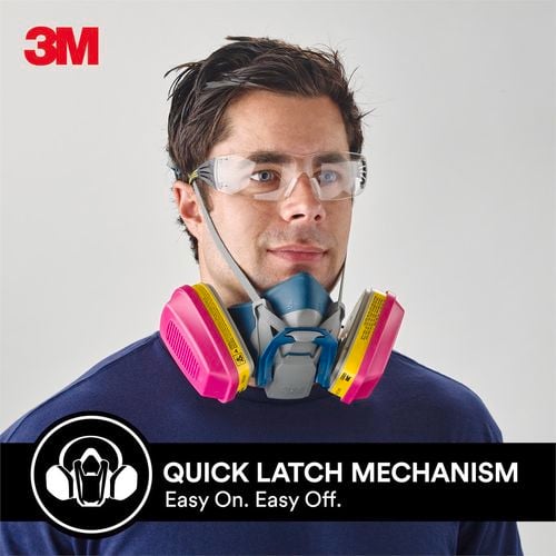 3M Multi-Purpose Quick Latch Respirators With Cool Flow Valve ...