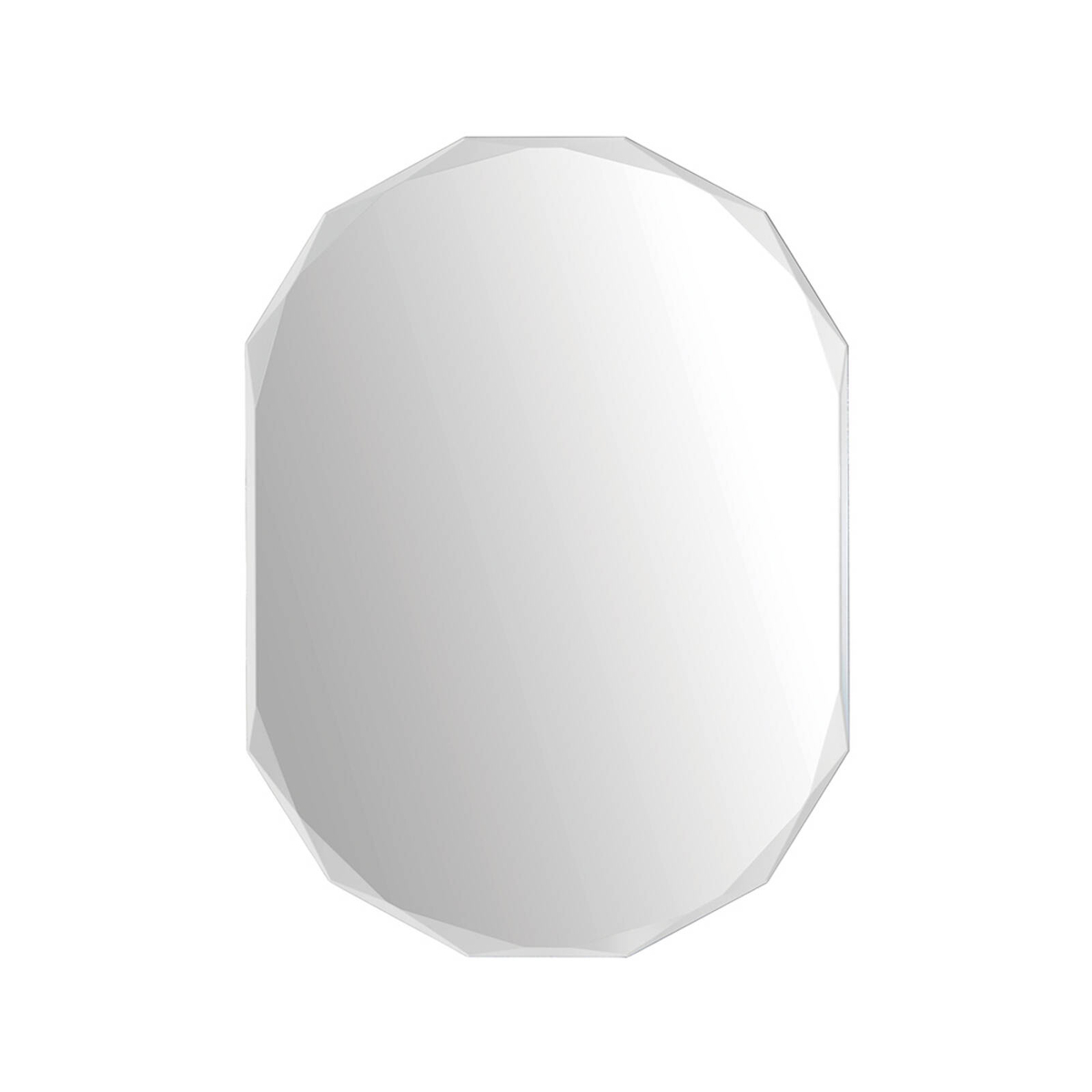 Viviendo Crystalline Mirror 60x80cm Beveled Edge Wall Mirrors Frameless ...