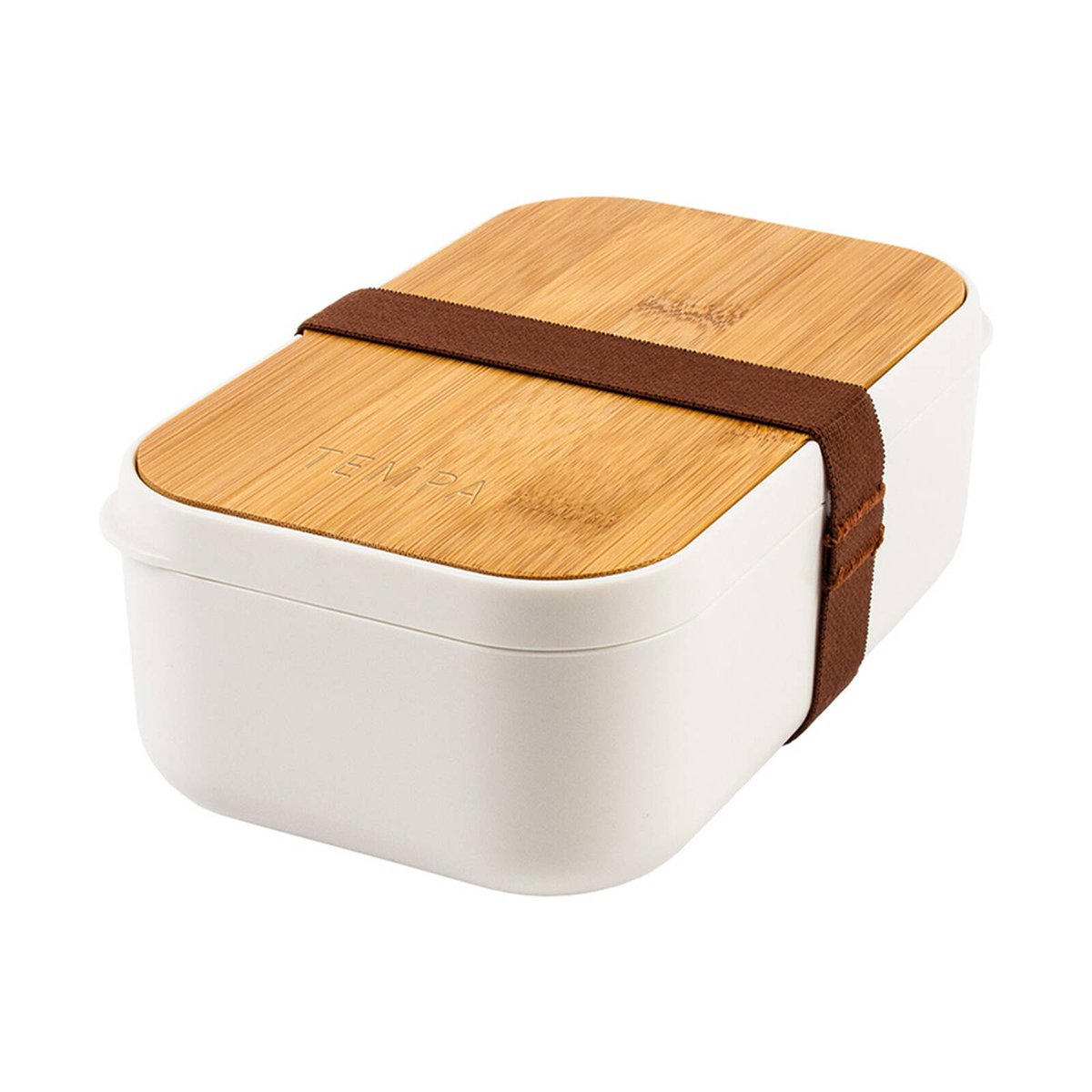 Tempa Bento Lunch Box White w/Cutlery - Bunnings Australia