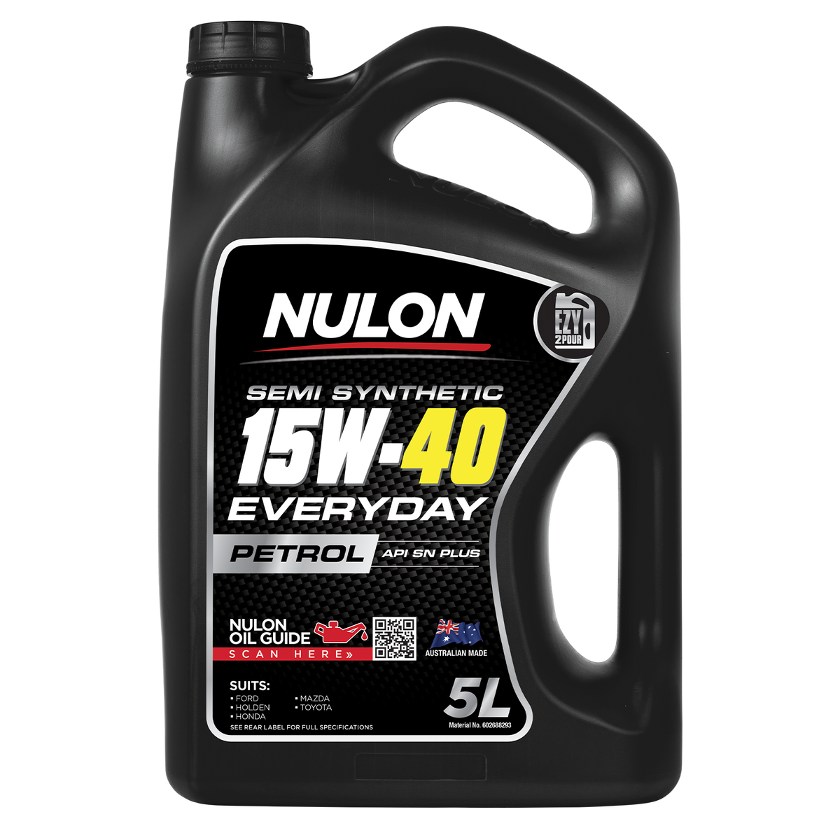 Nulon 5L Semi Synthetic 15W-40 Everyday Engine Oil - Bunnings Australia