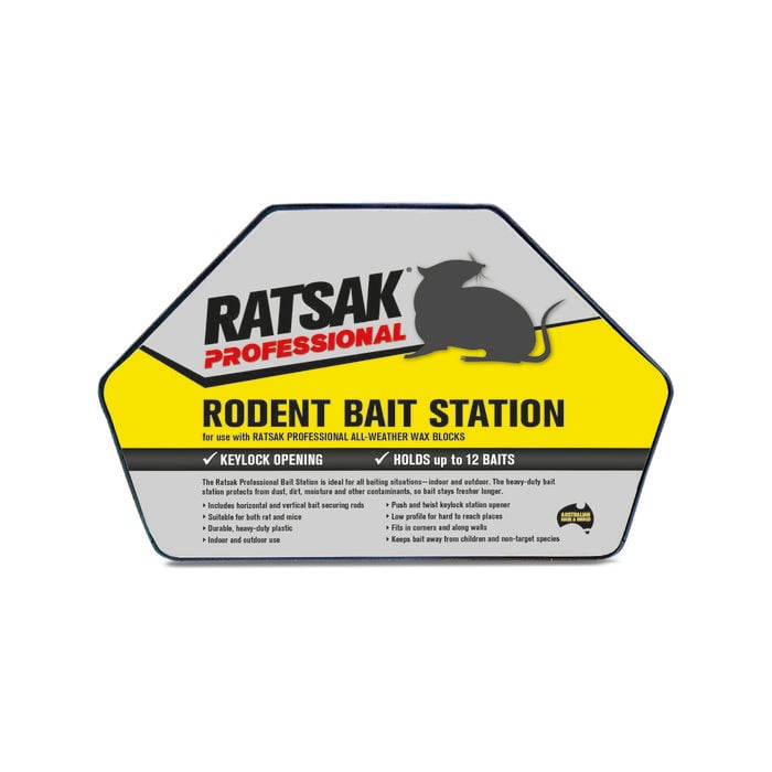 RATSAK Professional Rodent Bait Station - Bunnings Australia