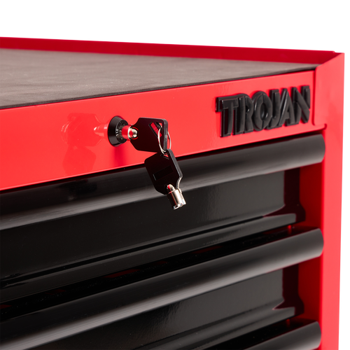 Trojan 26" 5 Drawer Tool Trolley - Bunnings Australia