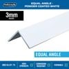 Metal Mate 50 x 50 x 3mm 3m White Aluminium Equal Angle - Bunnings ...