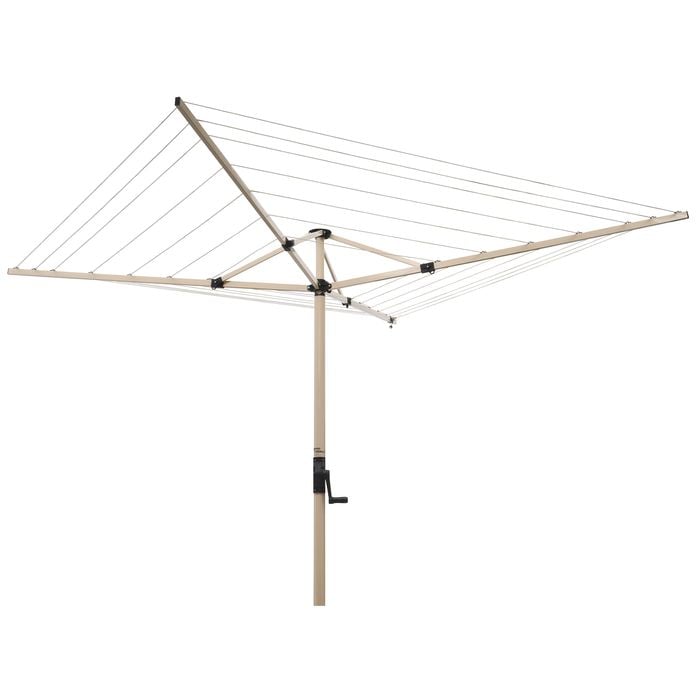 Austral Classic Cream FoldAway 51 Rotary Clothesline - Bunnings Australia