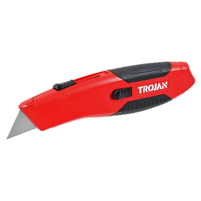 Trojan Auto Retractable Utility Knife - Bunnings Australia