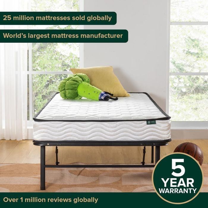 Zinus Single Mattress Kids Inner spring Bonnell 15cm - Perfect for Bunk ...