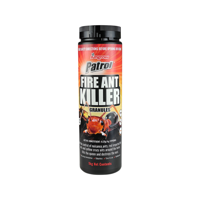 Amgrow 1kg Granular Patrol Fire Ant Killer - Bunnings Australia